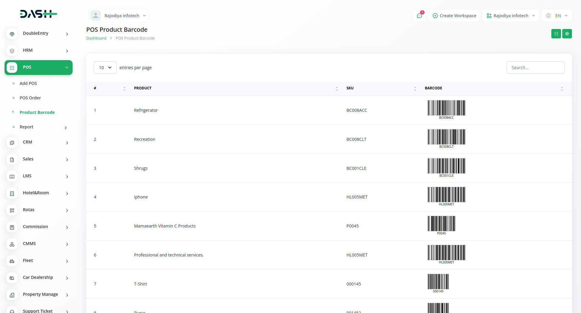 Software Details | WorkDo-Dash
